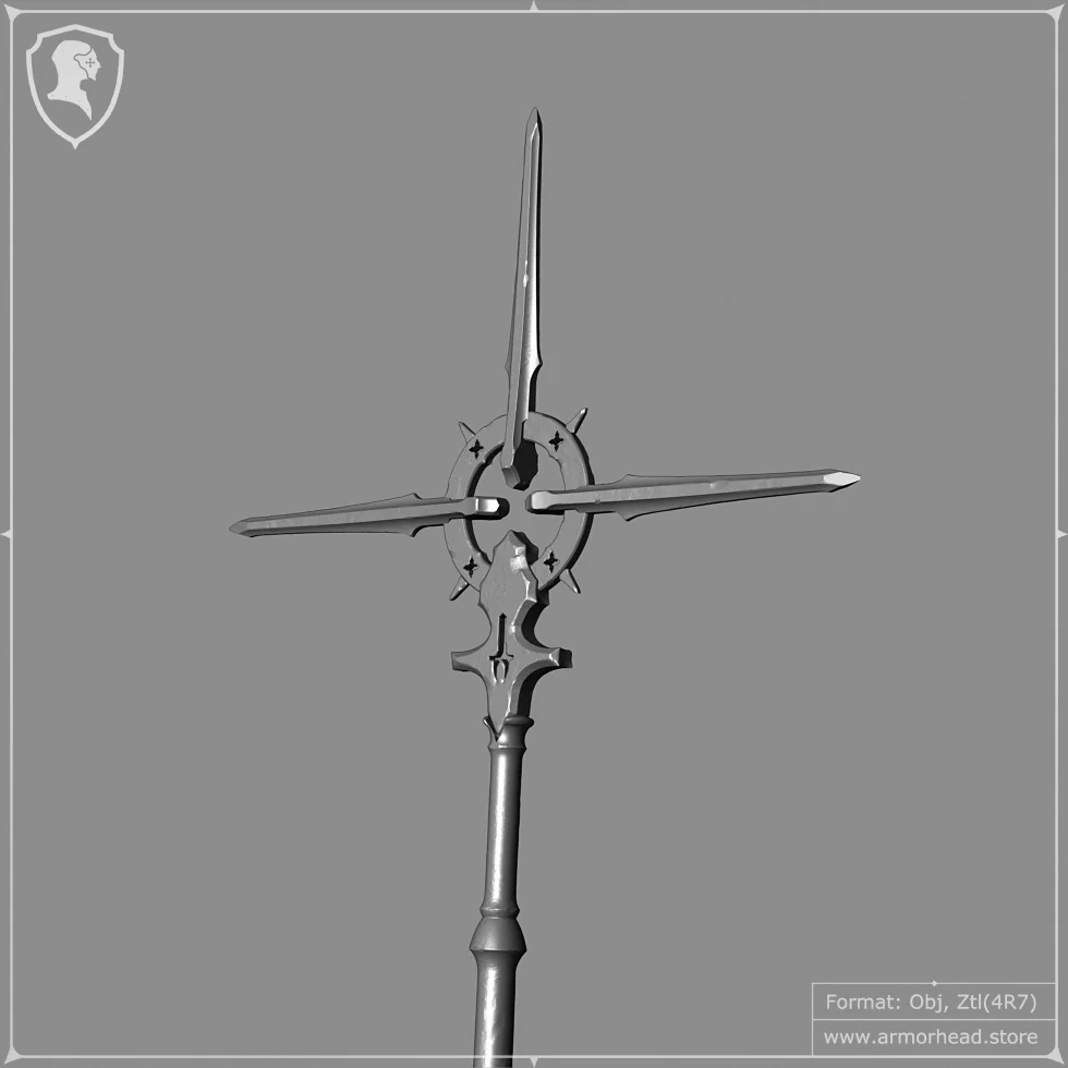 Cleric's Battle Staff — ARMORHEAD