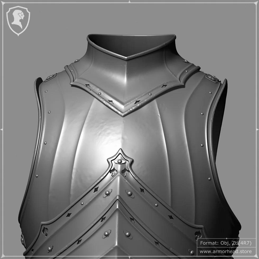 Gothic BreastPlate V.1 — ARMORHEAD