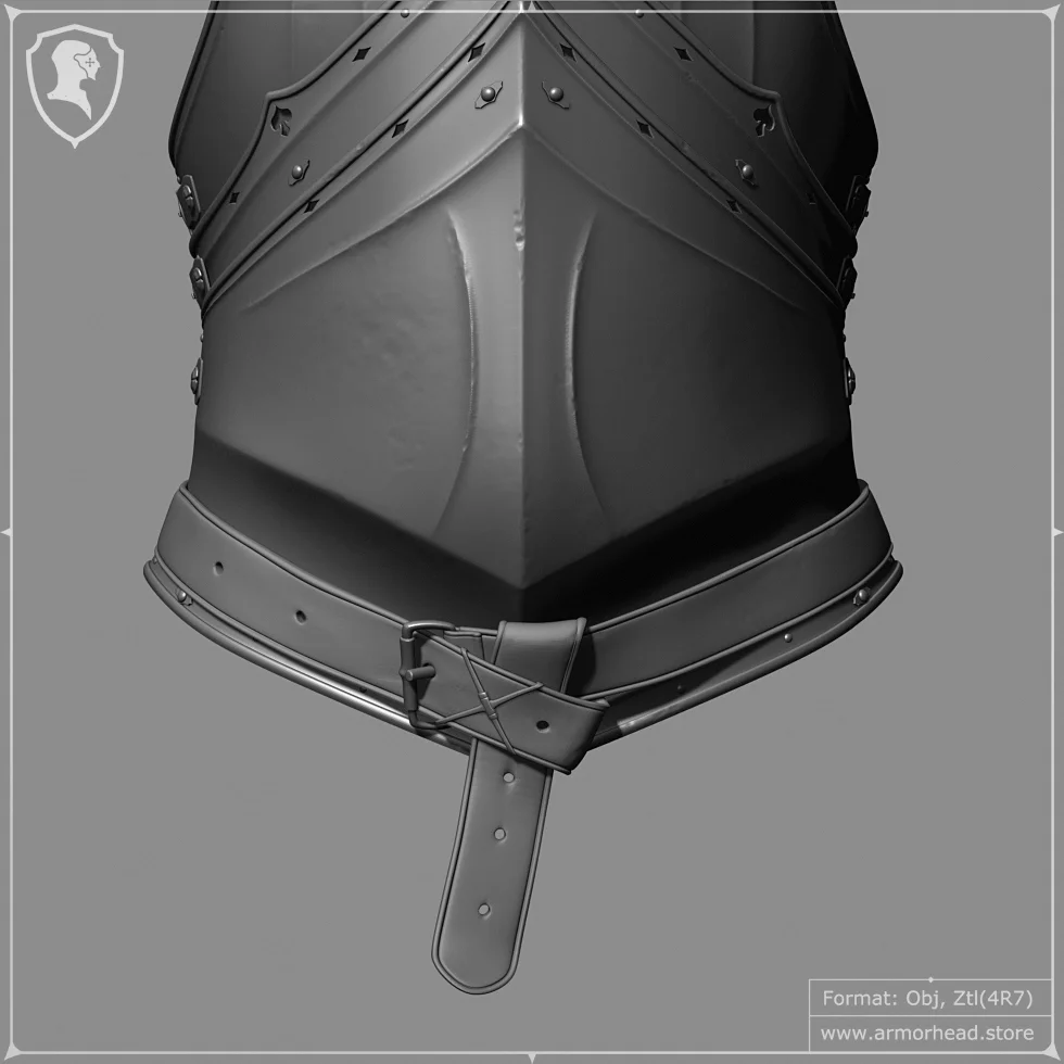 Gothic BreastPlate V.1 — ARMORHEAD