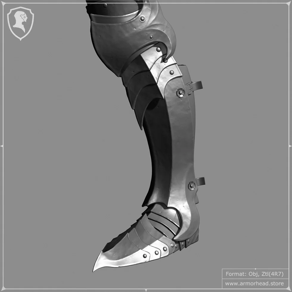 Dark Fantasy Leg Armor — ARMORHEAD
