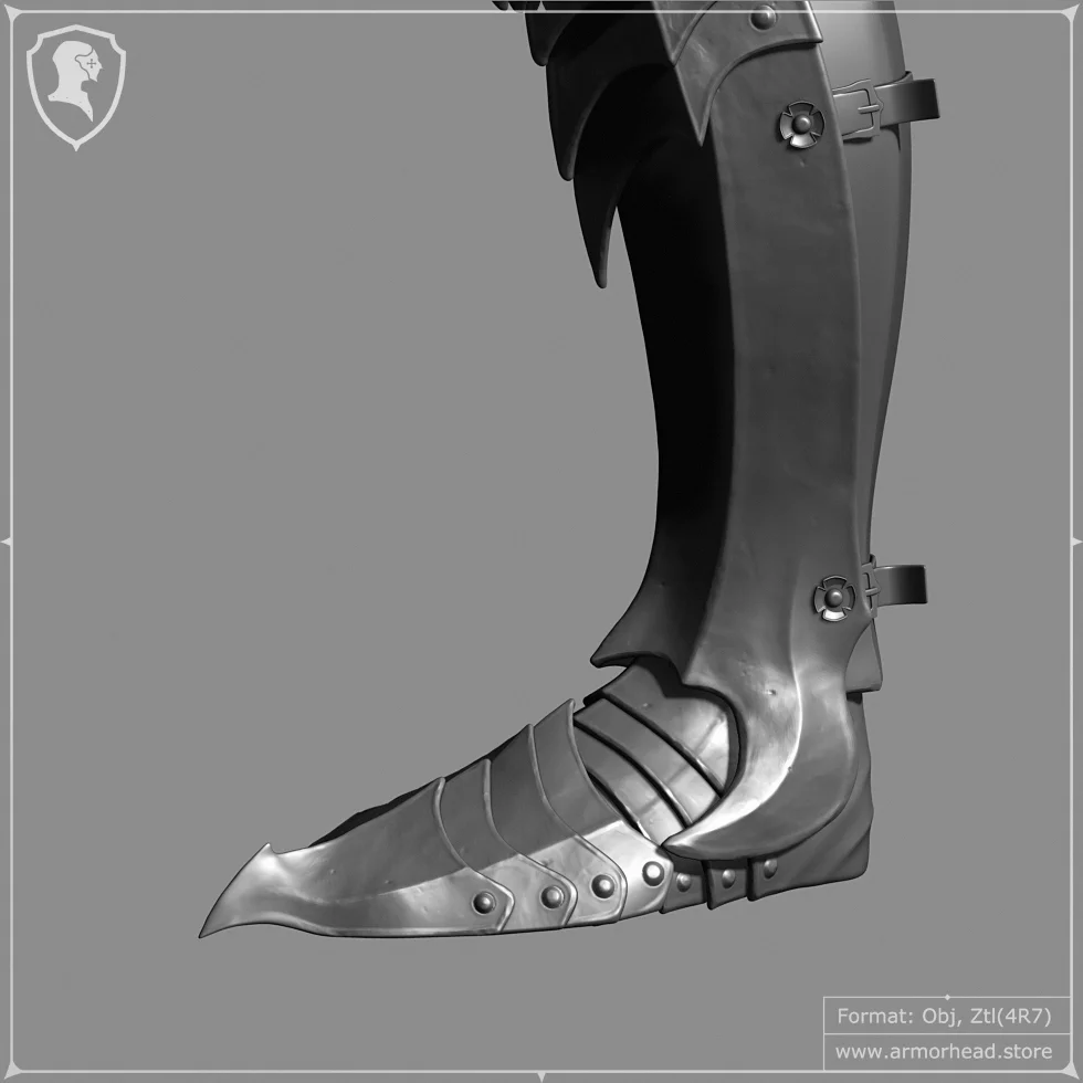Dark Fantasy Leg Armor — ARMORHEAD