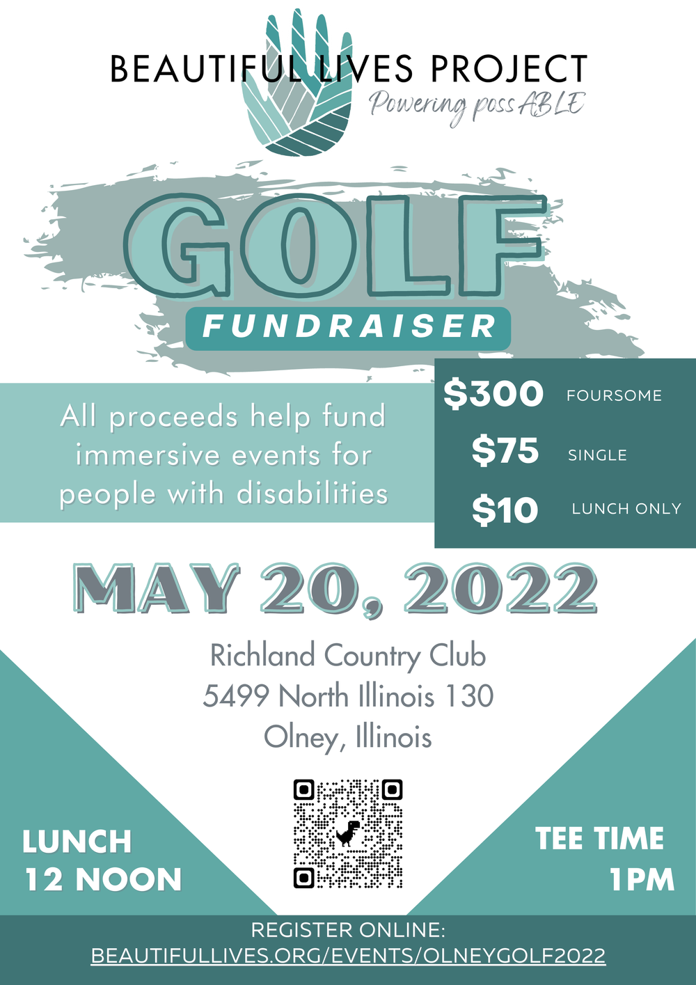 Olney Golf Tournament with Bryce Weiler — Beautiful Lives Project