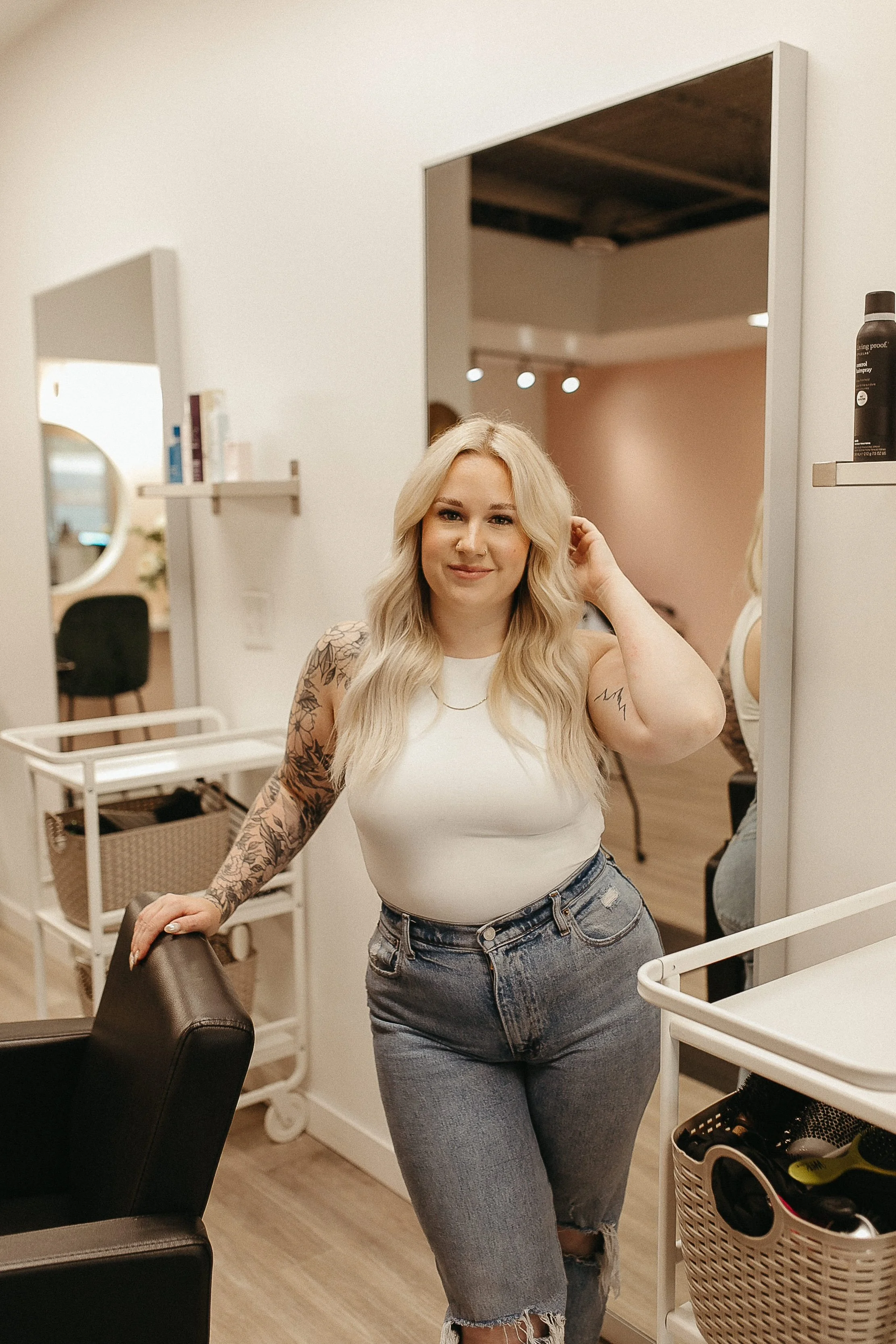 our team — blush + blonde