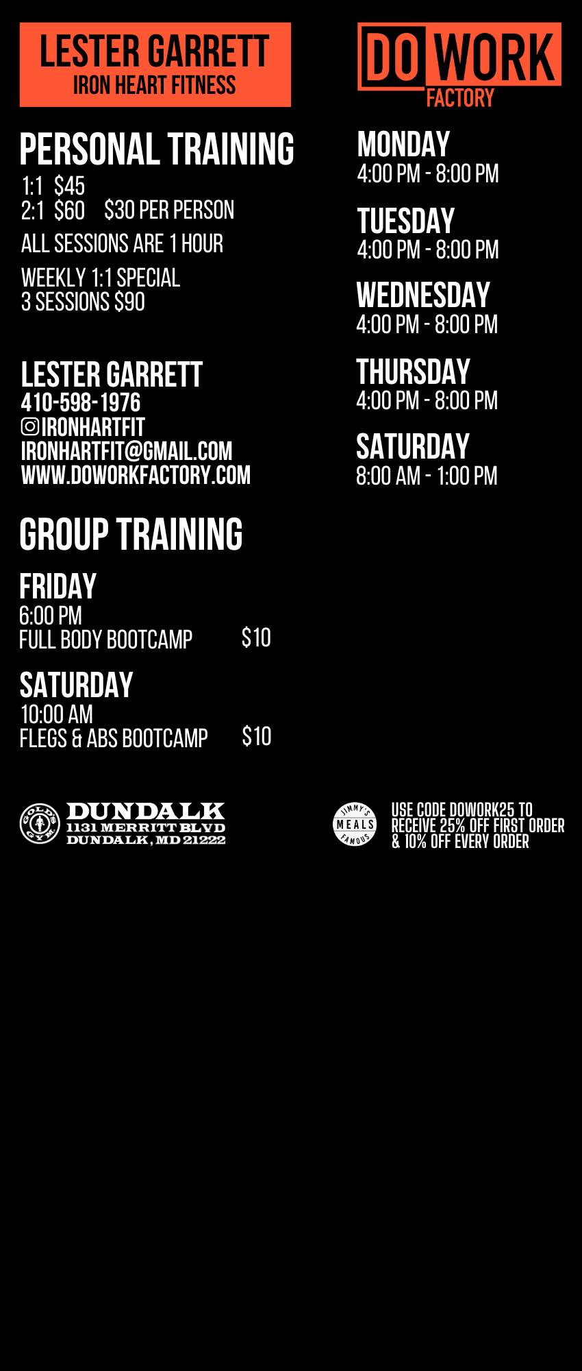 Lester Garrett — DO WORK FACTORY