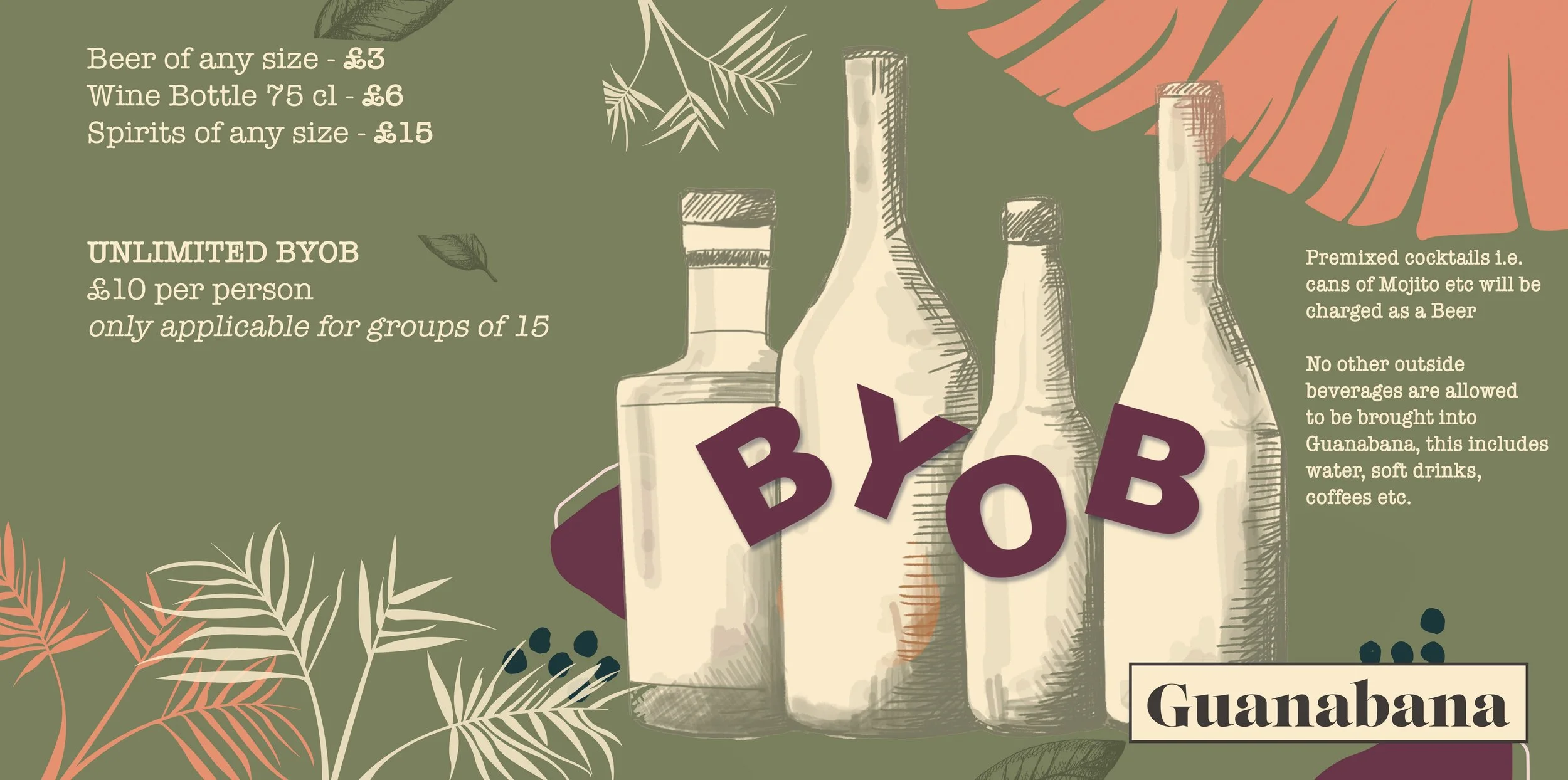 Menu — Guanabana Restaurant