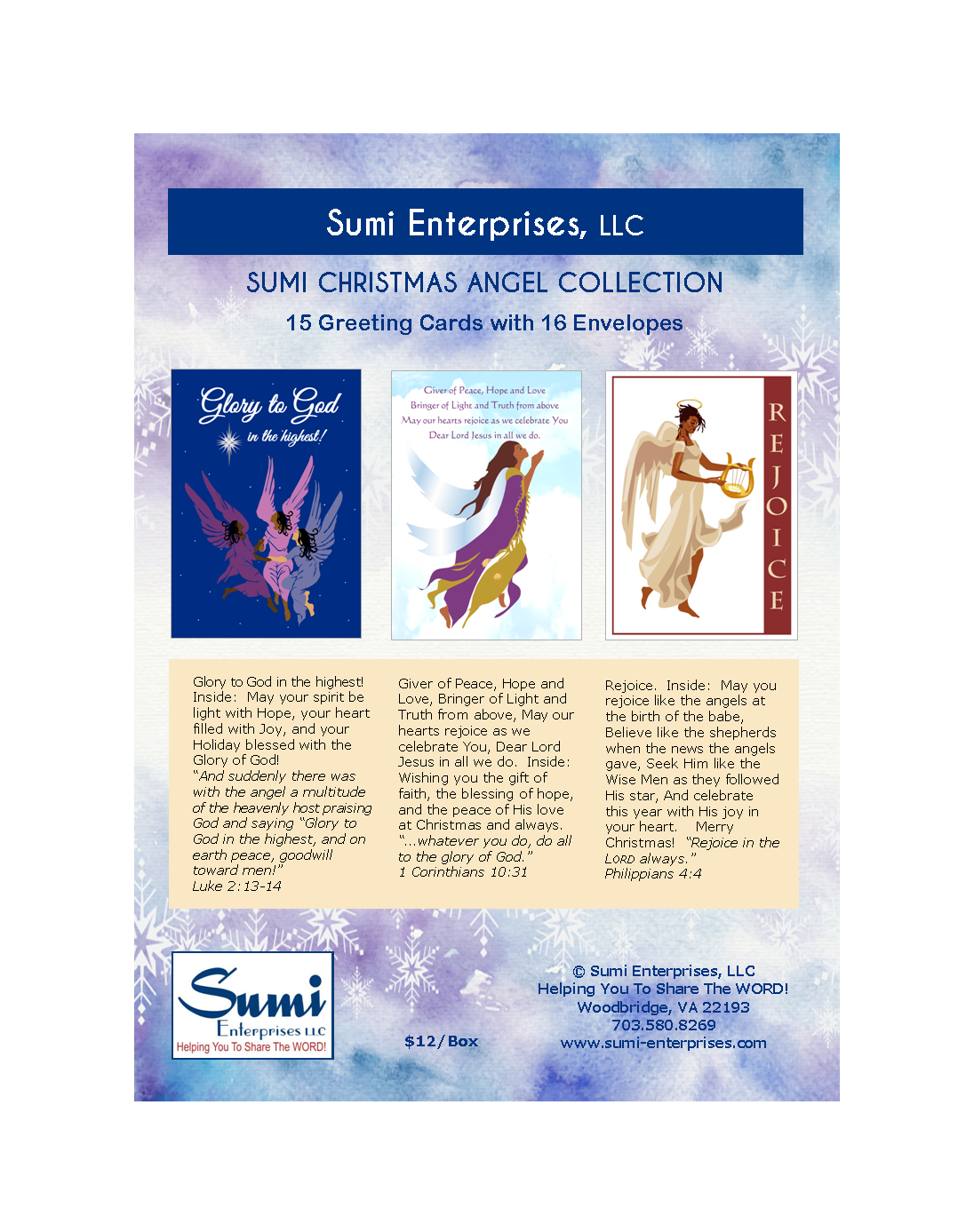 Christmas Greetings — SUMI Enterprises, LLC