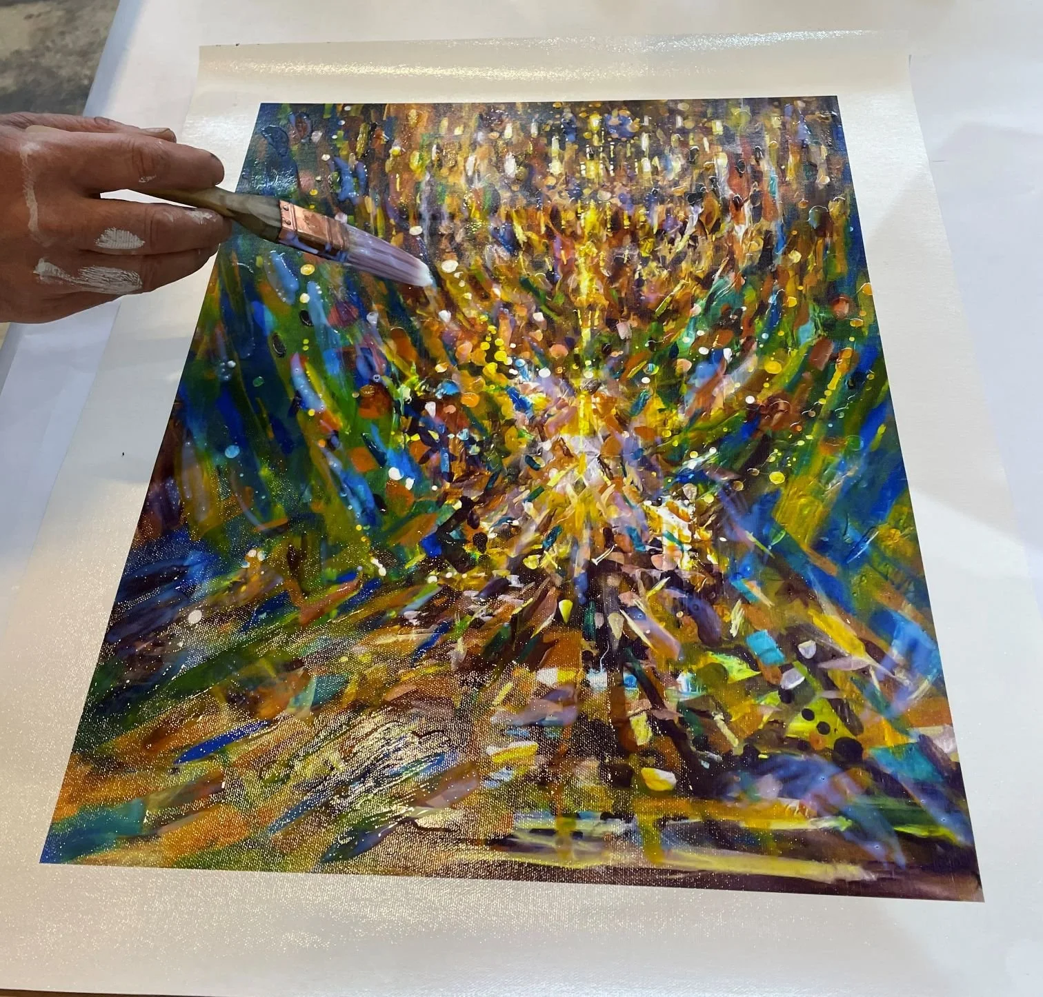 Hand-Embellished Canvas Prints – Unique Art by Yoram Raanan — Raanan Art
