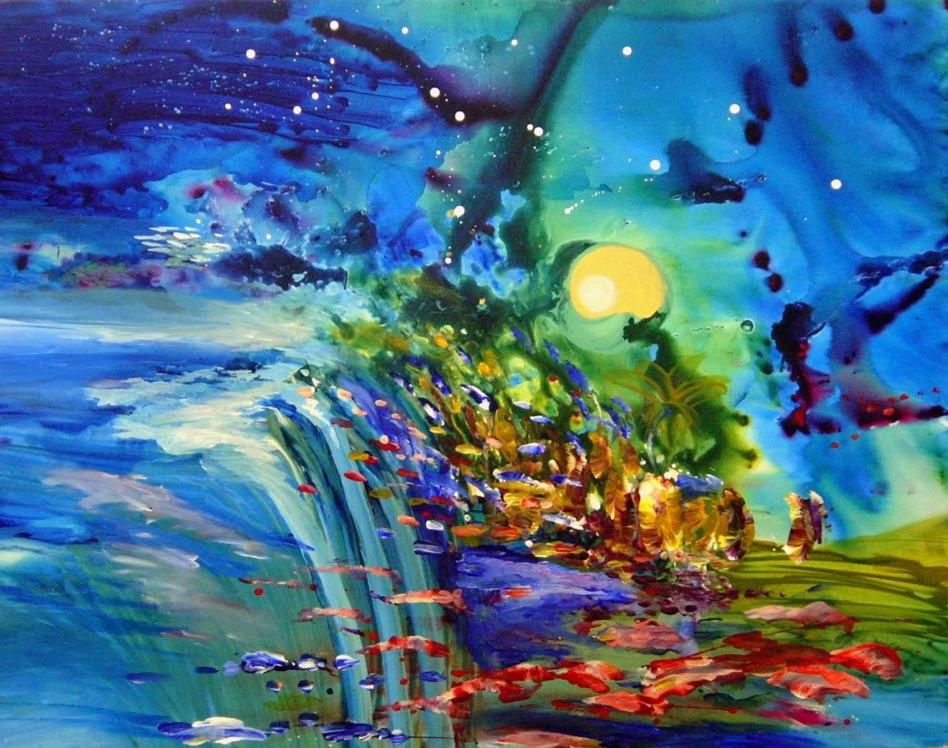 Hand-Embellished Canvas Prints – Unique Art by Yoram Raanan — Raanan Art