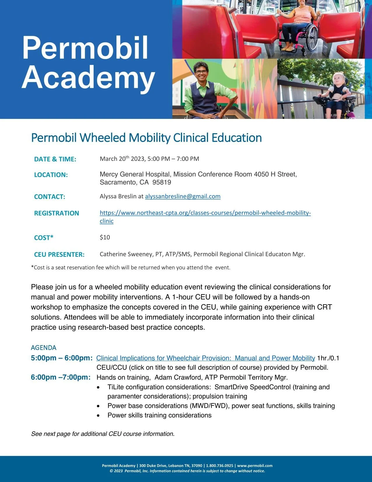 Classes & Courses — The Northeast District