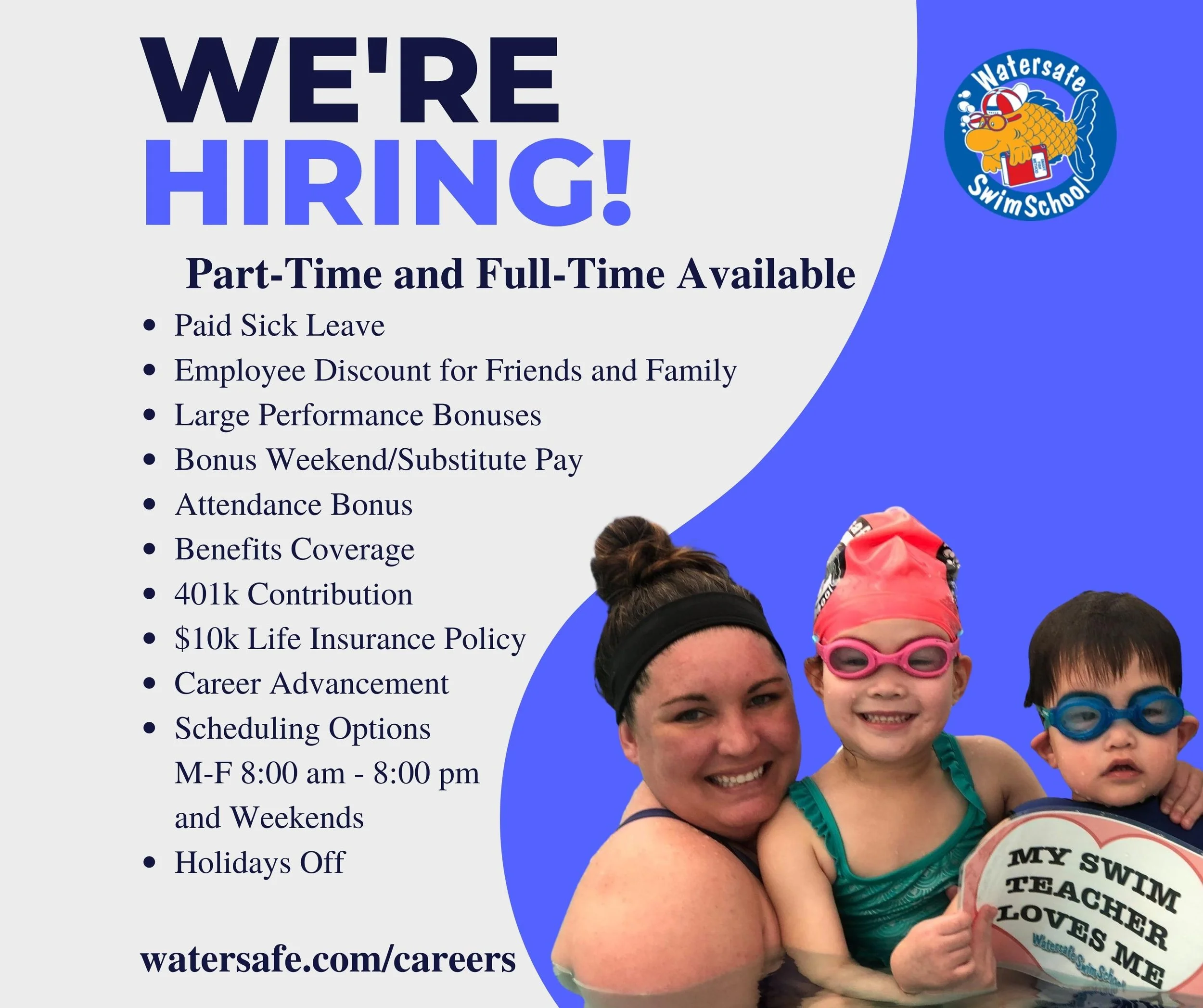 Careers — Watersafe Swim School