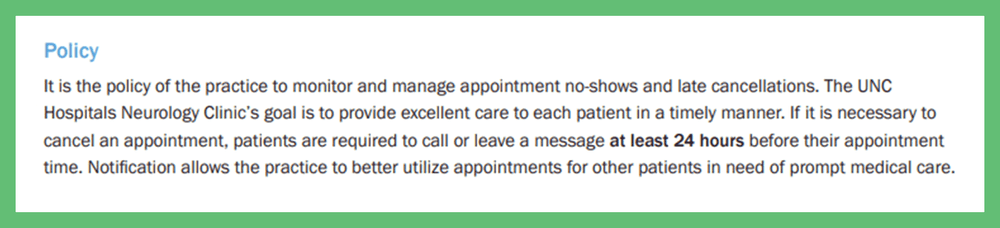 10 Easy Ways to Dramatically Reduce Patient No-Shows — Etactics