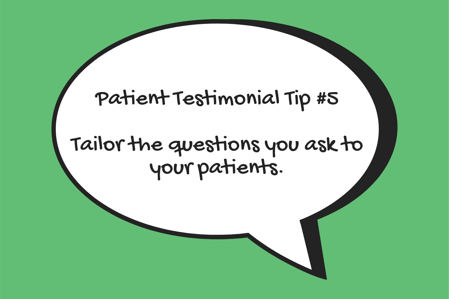 10 Patient Testimonial Questions to Use as a Template — Etactics