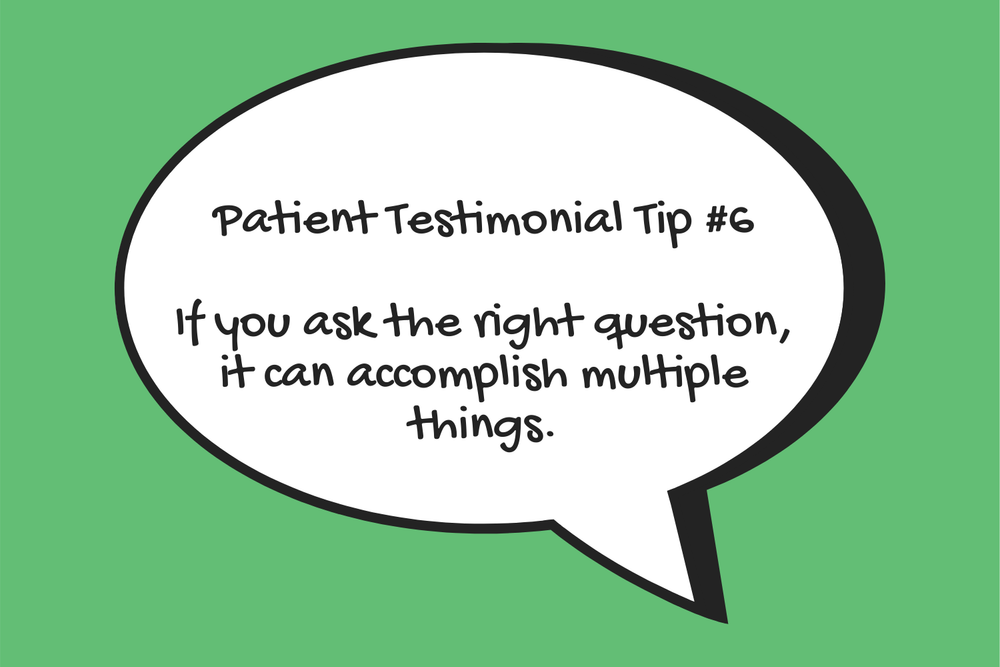 10 Patient Testimonial Questions to Use as a Template — Etactics
