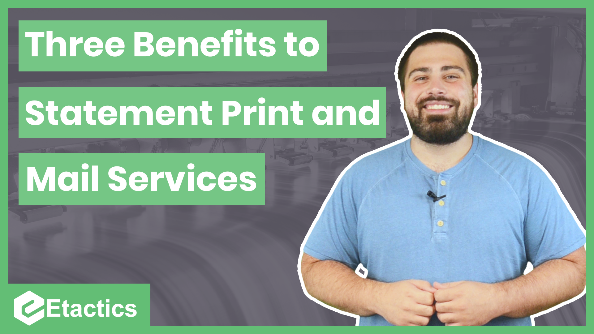 Proven Perks of Statement Printing and Mailing Services — Etactics