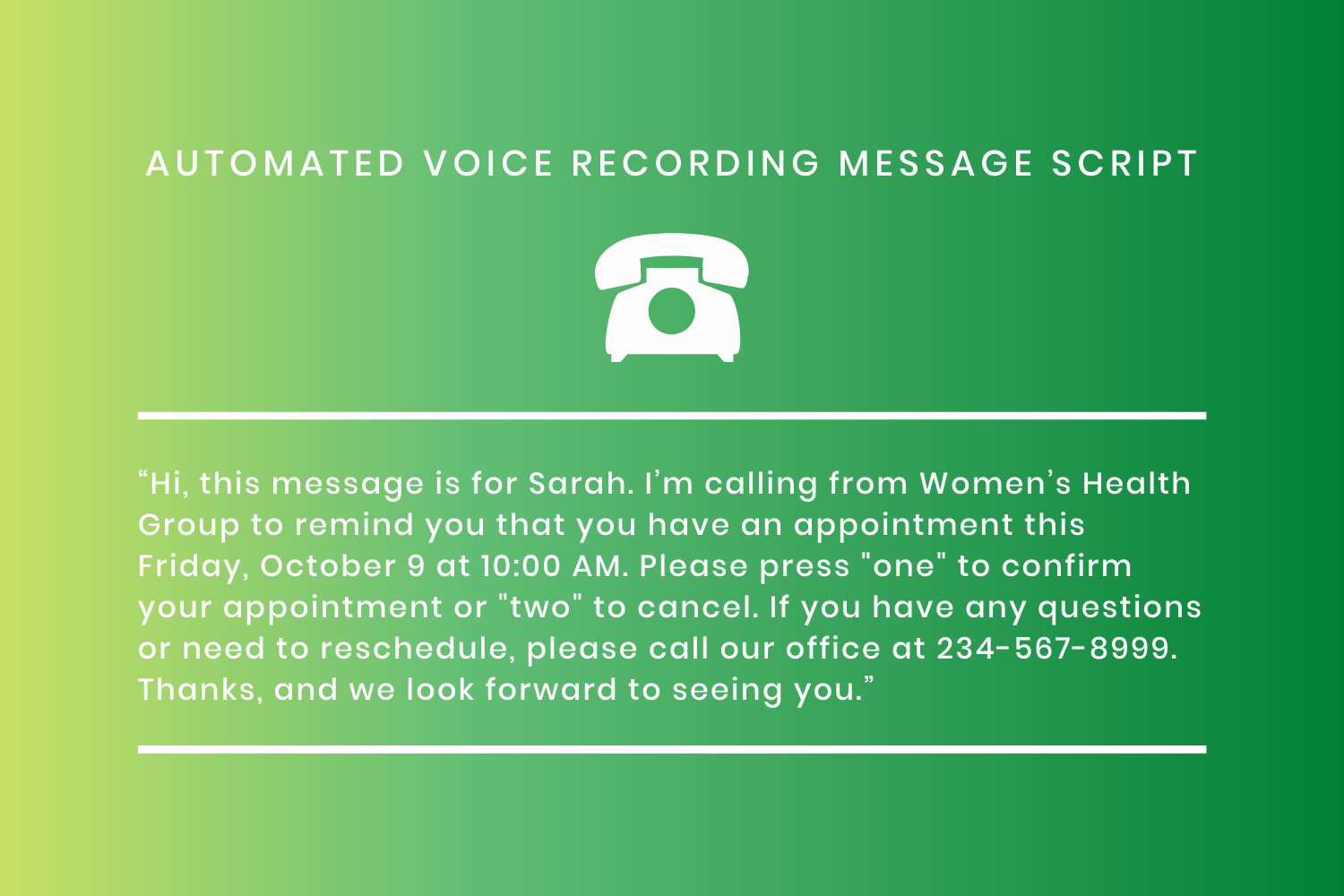 Appointment Reminder Templates That Actually Work — Etactics