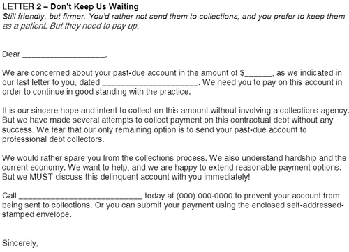 How to Write a Medical Collection Letter for a Patient (Examples ...