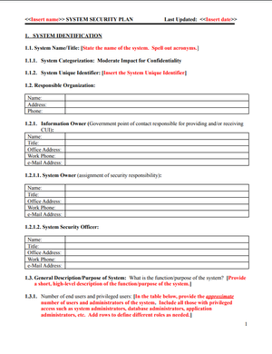 The Ultimate CMMC SSP Guide (Template Included) — Etactics