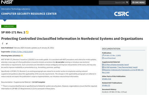 The Definitive NIST SP 800-171 Self Assessment Template — Etactics
