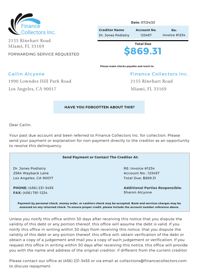 5 Compliant Debt Validation Letter Templates and Samples — Etactics