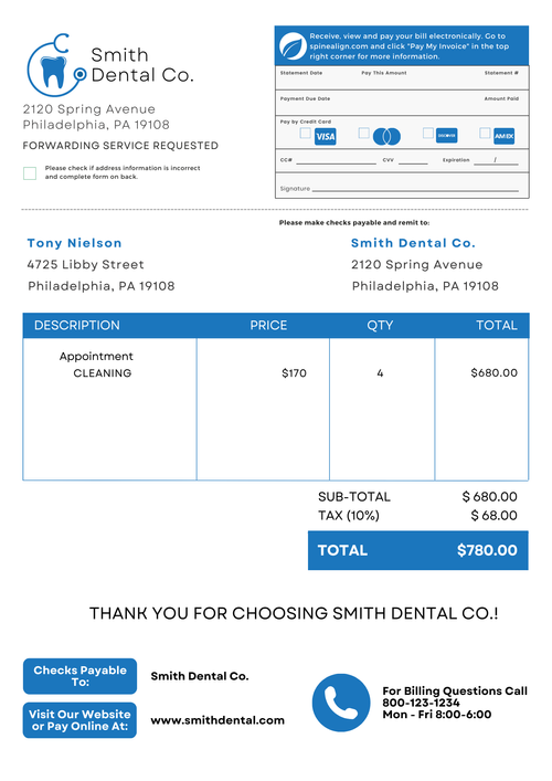 5 Jaw-Dropping Dental Billing Statement Templates That Boost Revenue ...