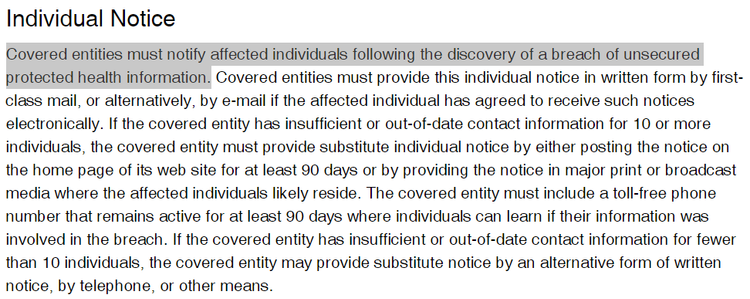 5 Effective HIPAA Breach Notification Letter Examples & Samples — Etactics