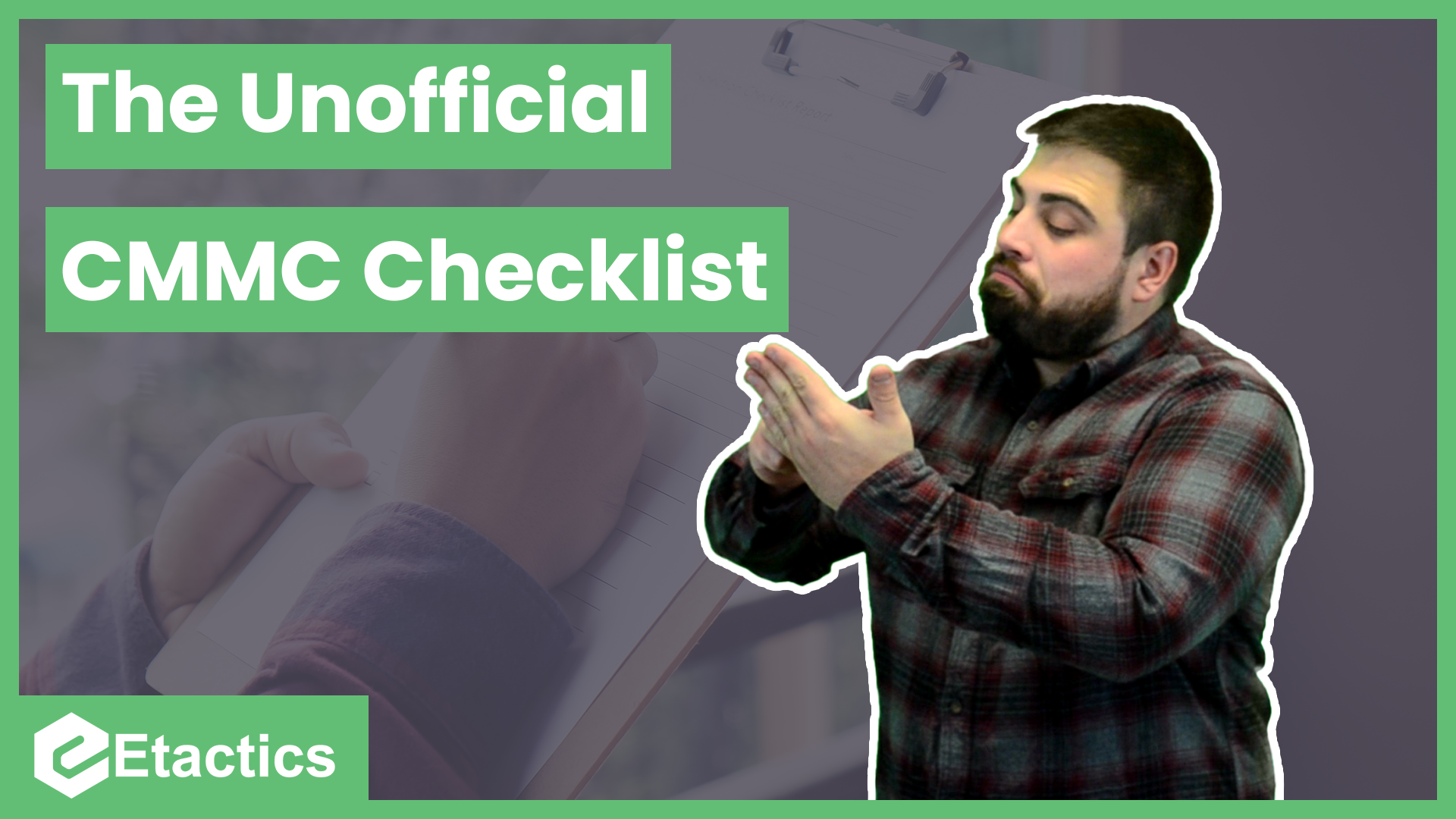 The Fool-Proof, Unofficial CMMC 2.0 Compliance Checklist — Etactics