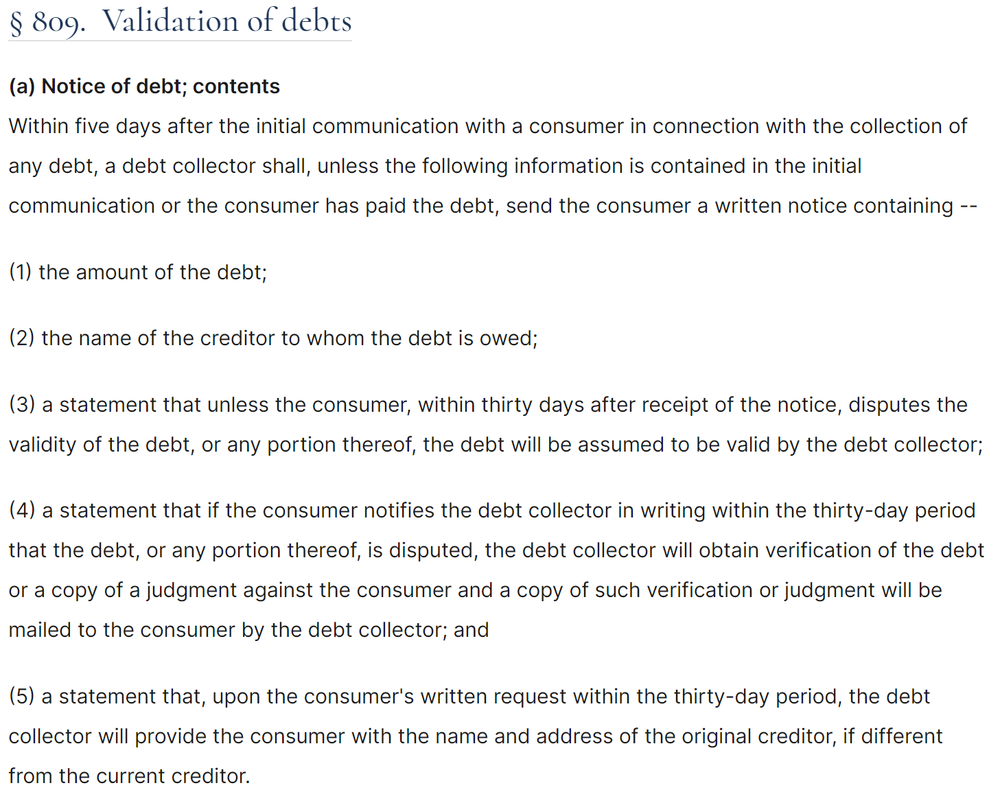 5 Compliant Debt Validation Letter Templates and Samples — Etactics