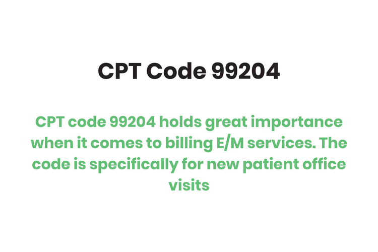 CPT Code 99204: Everything You Need to Know — Etactics