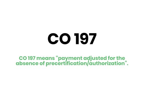 Denial Code CO 197: An Ultimate Guide — Etactics