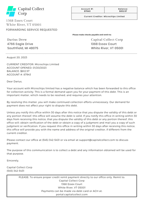 5 Compliant Debt Validation Letter Templates and Samples — Etactics