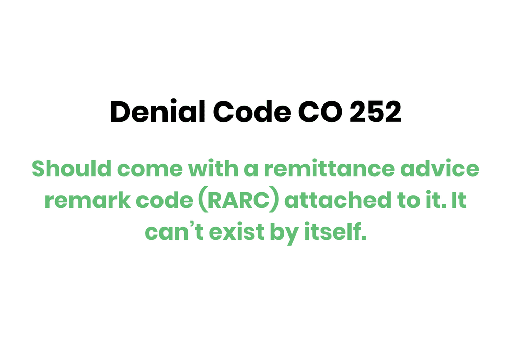 Denial Code CO 252: Everything You Need to Know — Etactics