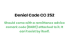 Denial Code CO 252: Everything You Need to Know — Etactics