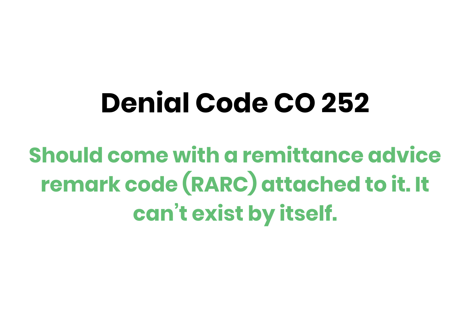 Denial Code CO 252: Everything You Need to Know — Etactics
