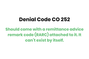 Denial Code CO 252: Everything You Need to Know — Etactics