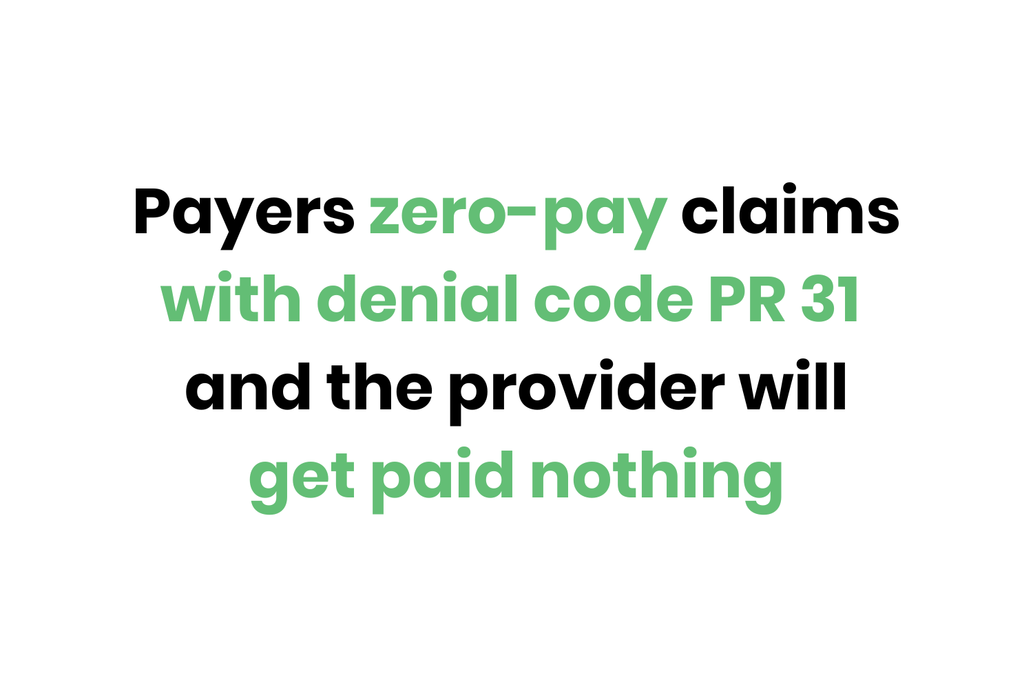 Denial Code PR 31: What it is & How to Handle it — Etactics