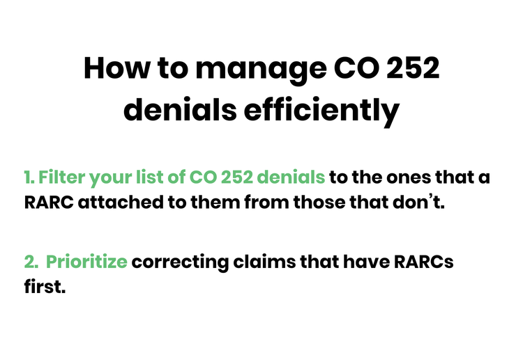 Denial Code CO 252: Everything You Need to Know — Etactics