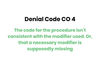 Everything You Need to Know About Denial Code CO 4 — Etactics