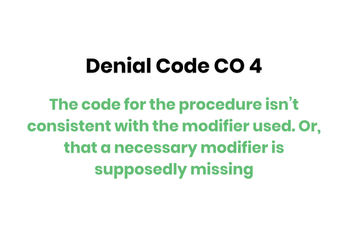 Everything You Need to Know About Denial Code CO 4 — Etactics