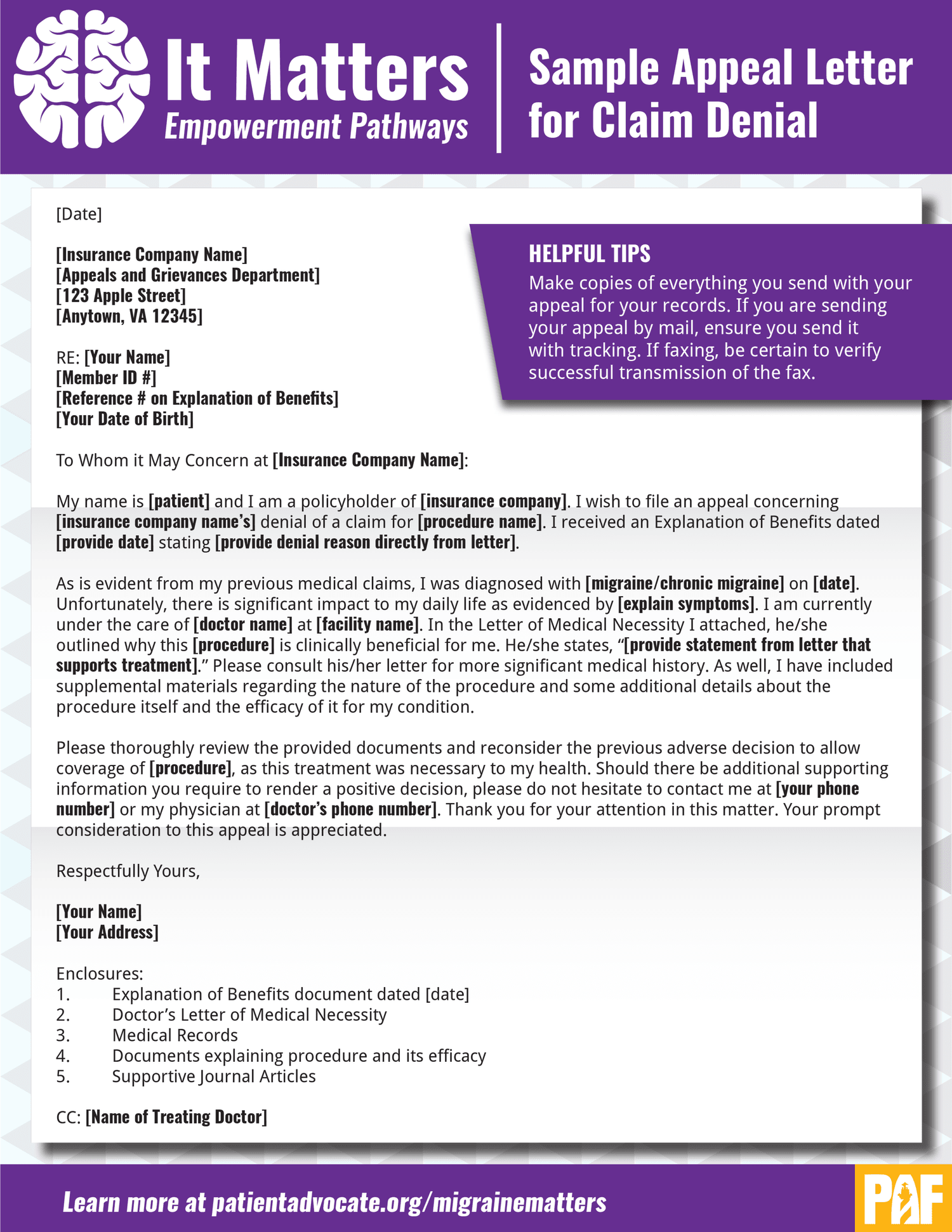 5 Sample Appeal Letters for Medical Claim Denials That Actually Work ...