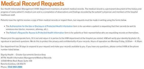 4 Invoice Examples for Medical Record Requests — Etactics