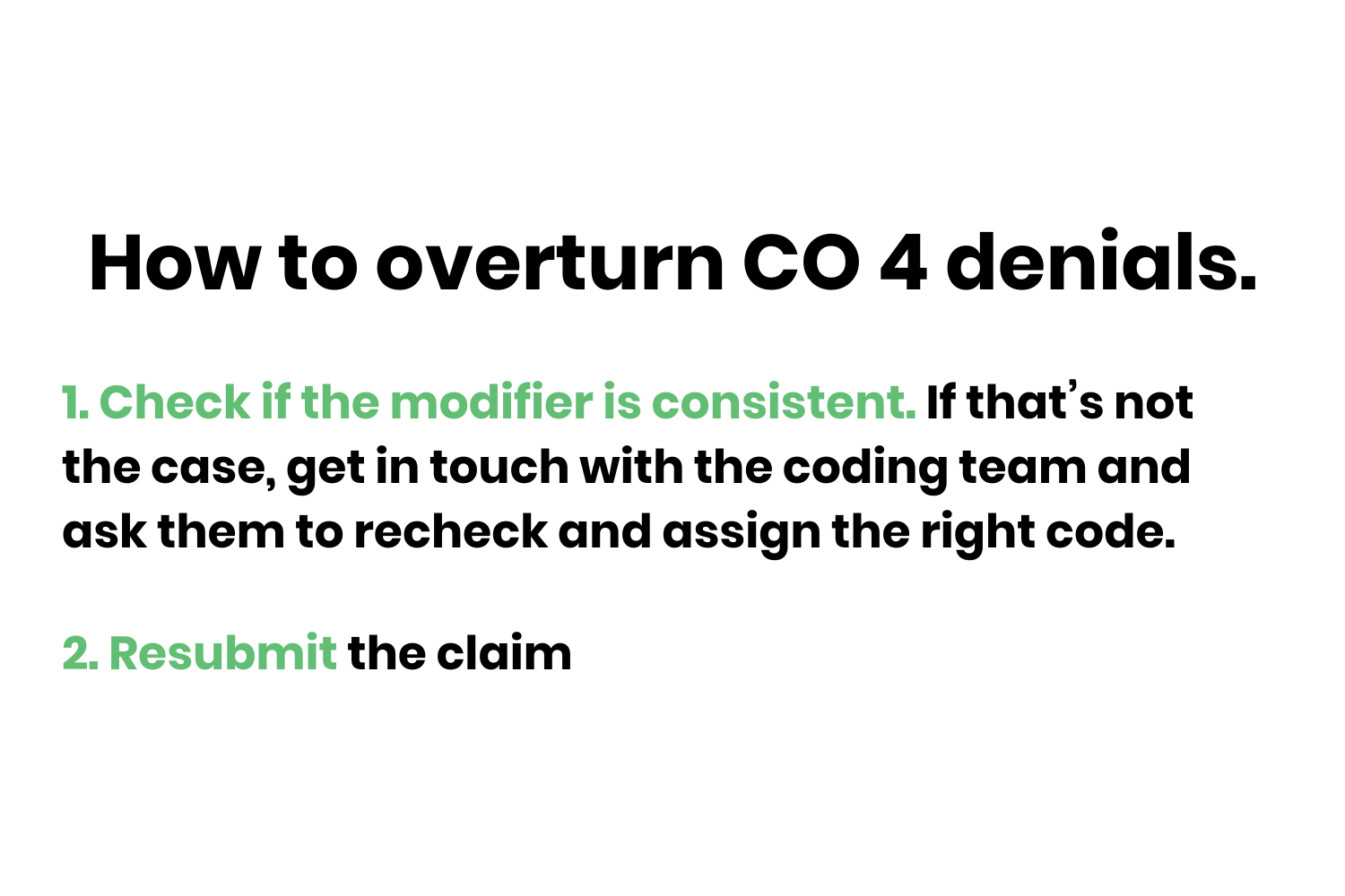 Everything You Need to Know About Denial Code CO 4 — Etactics