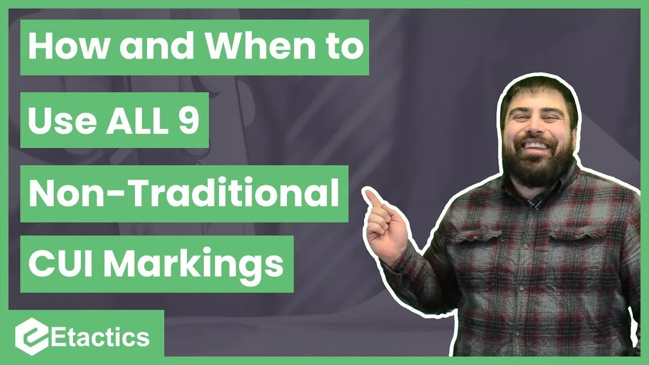 Controlled Unclassified Information Markings: What They Mean and Why They're Important — Etactics