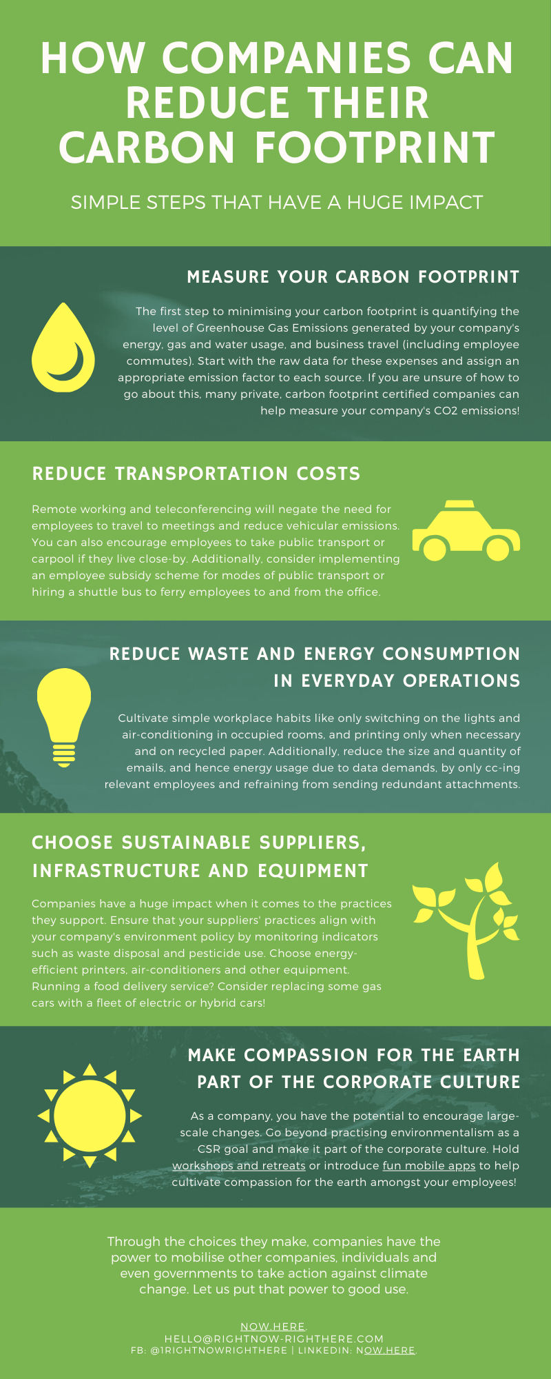 Simple steps companies can take to reduce their carbon footprint — Now ...