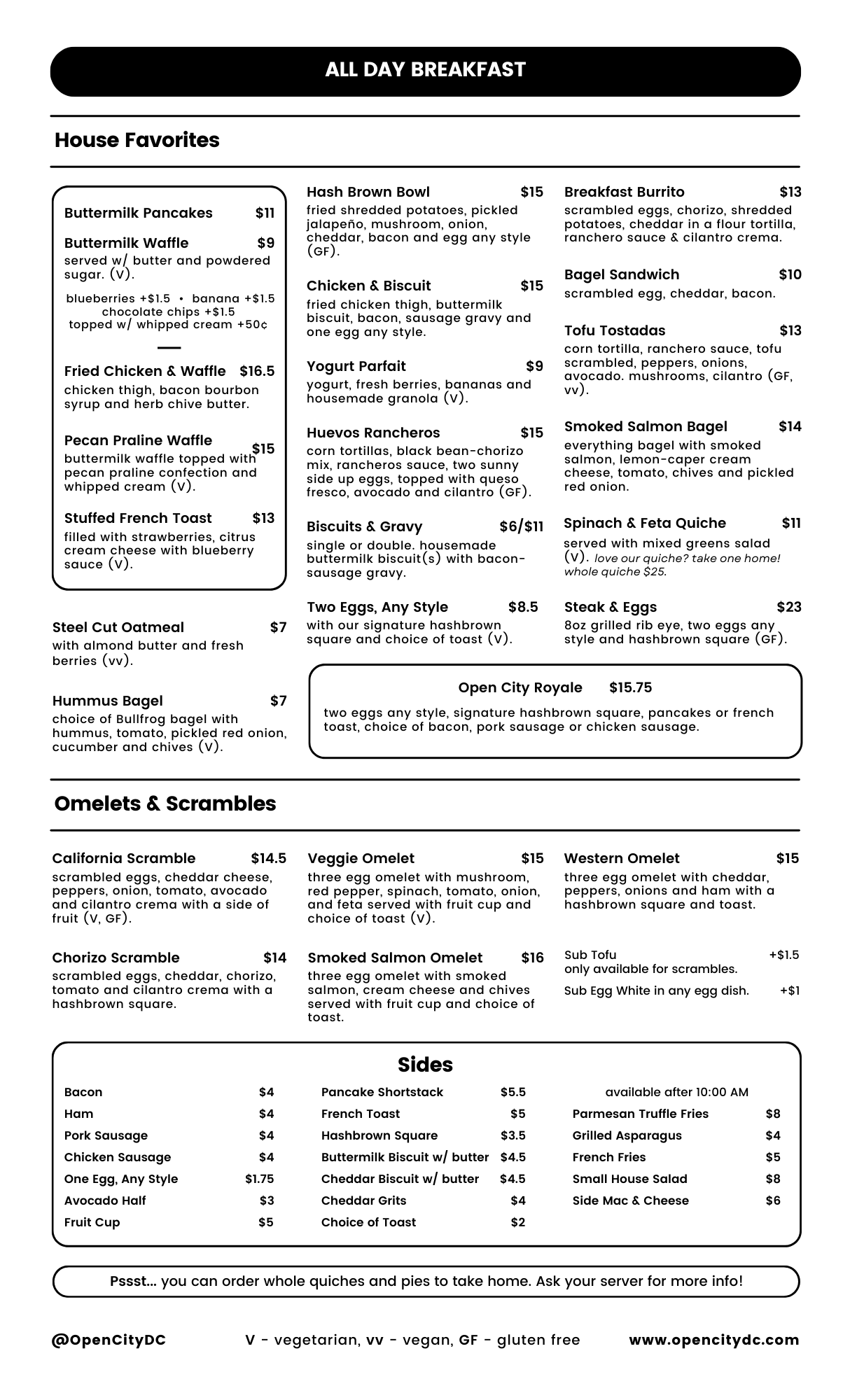 Main Menu — Open City