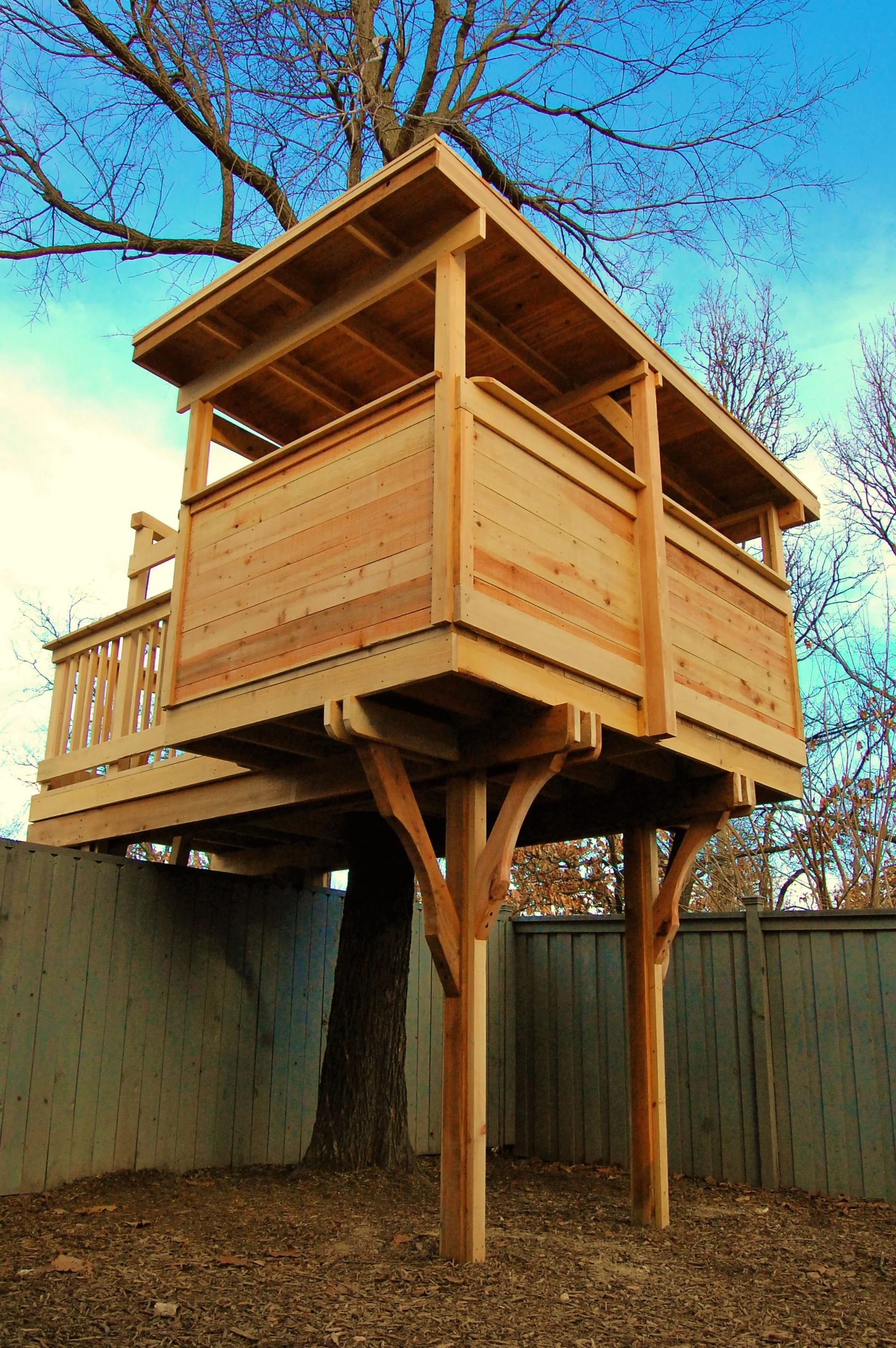 Over the Fence Treehouse — Natural State Treehouses