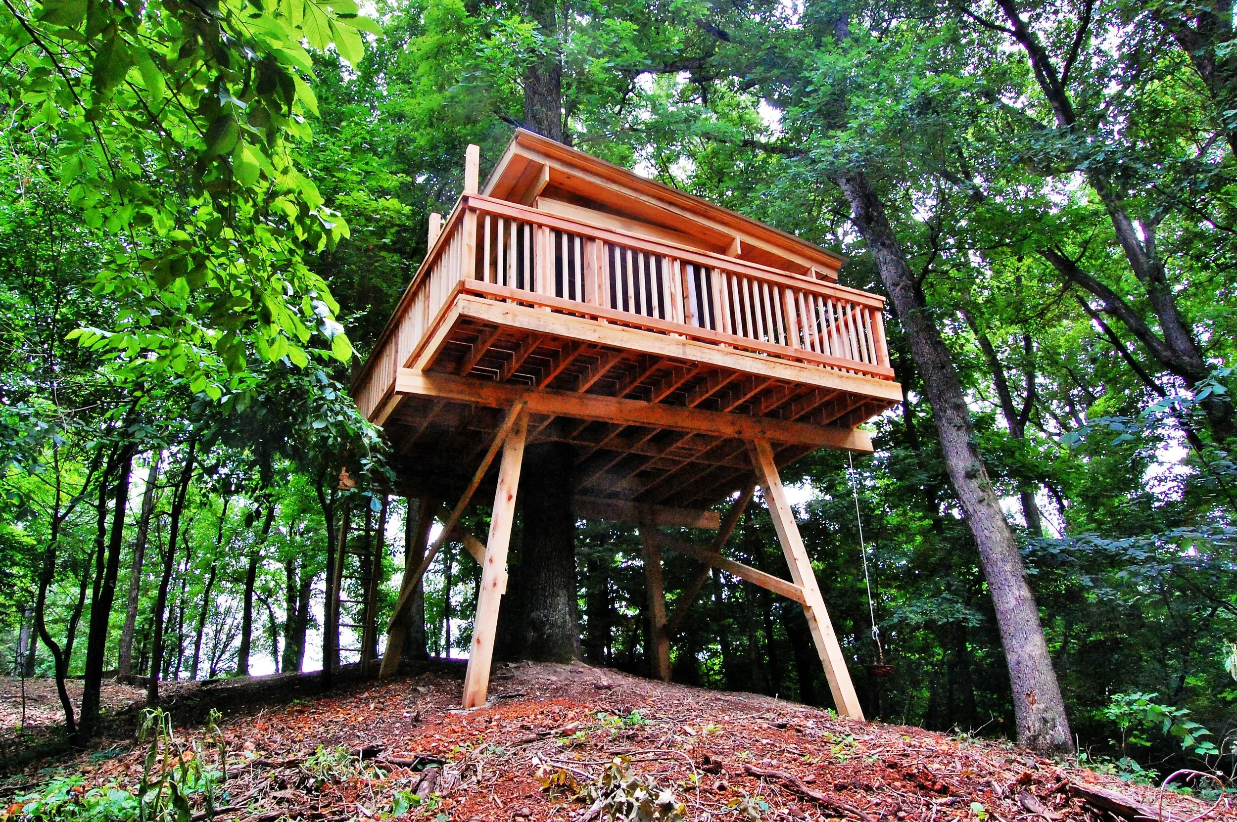 Fort Whitetail on Squirrel Ridge Treehouse — Natural State Treehouses