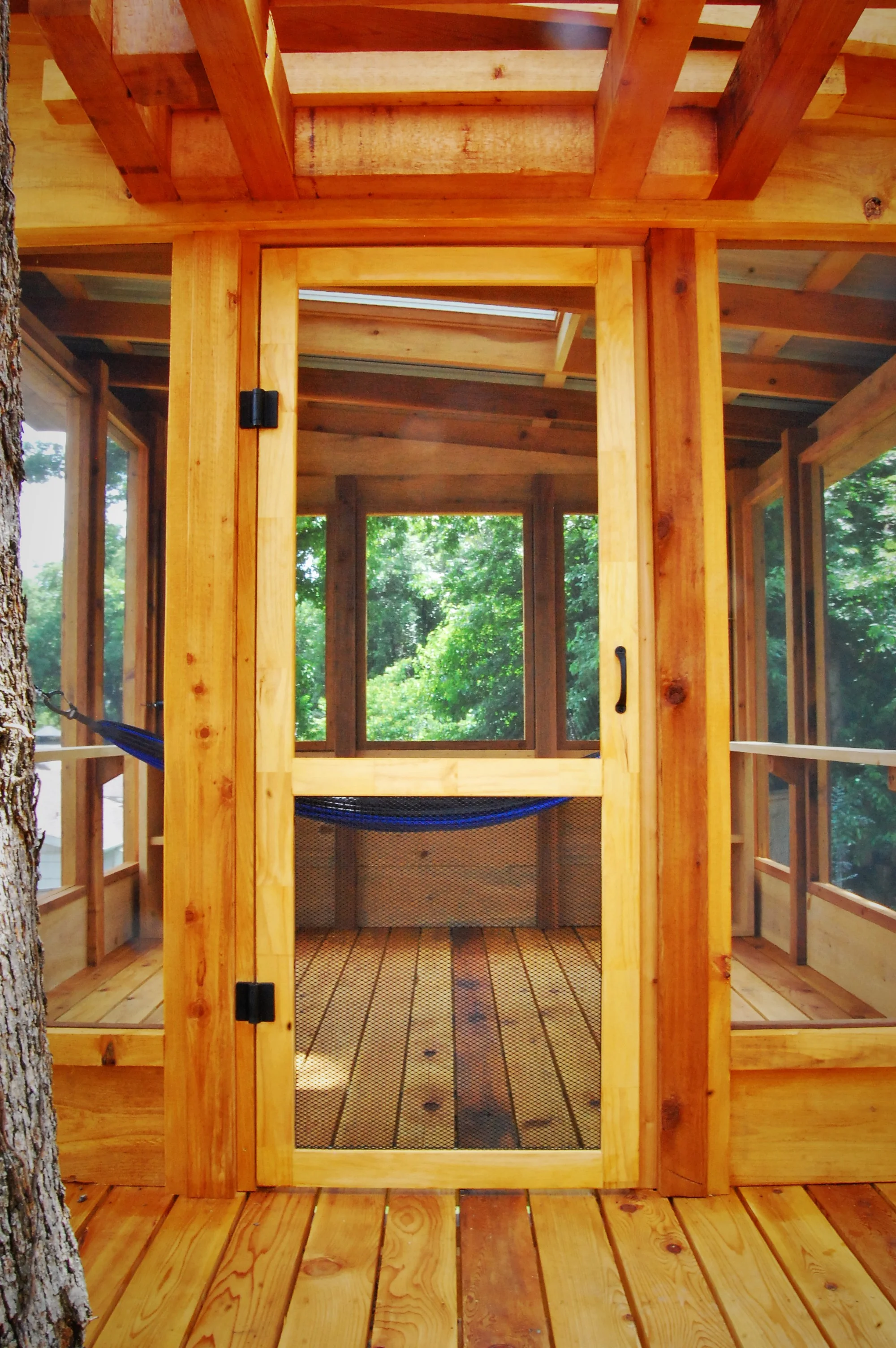 Treehouse with Screened Porch — Natural State Treehouses