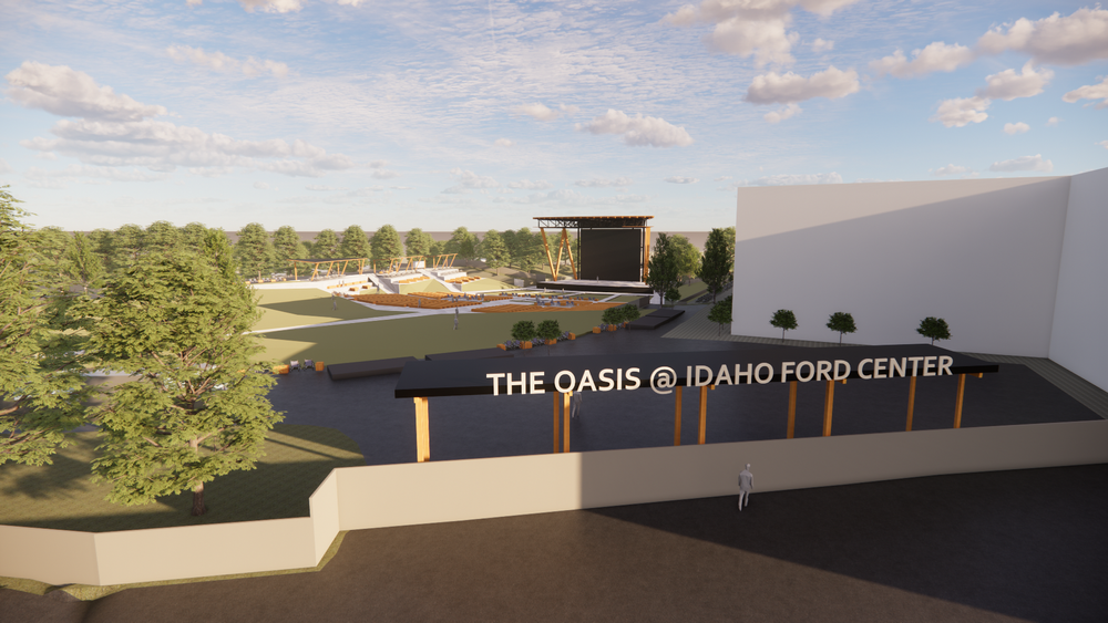 Ford Idaho Center Amphitheater — Open Concept Architecture