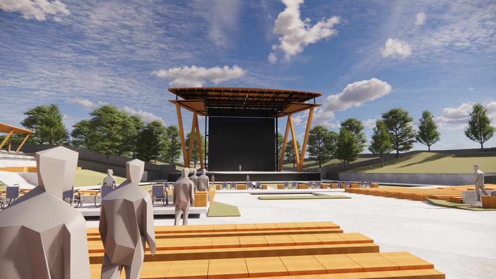 Ford Idaho Center Amphitheater — Open Concept Architecture