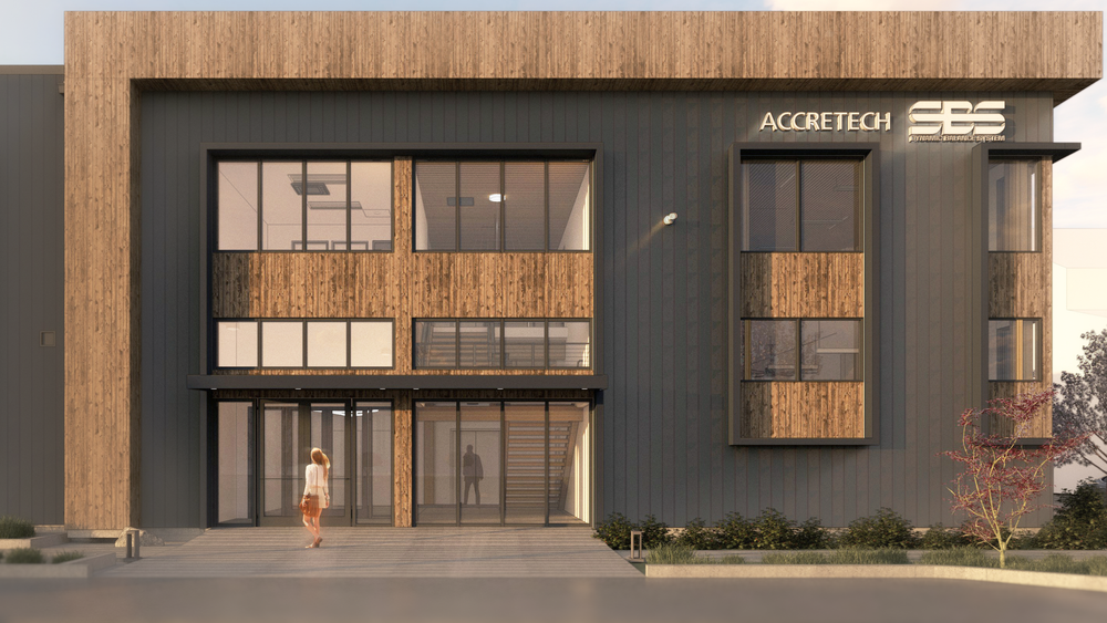 Accretech Offices and Production Facility — Open Concept Architecture